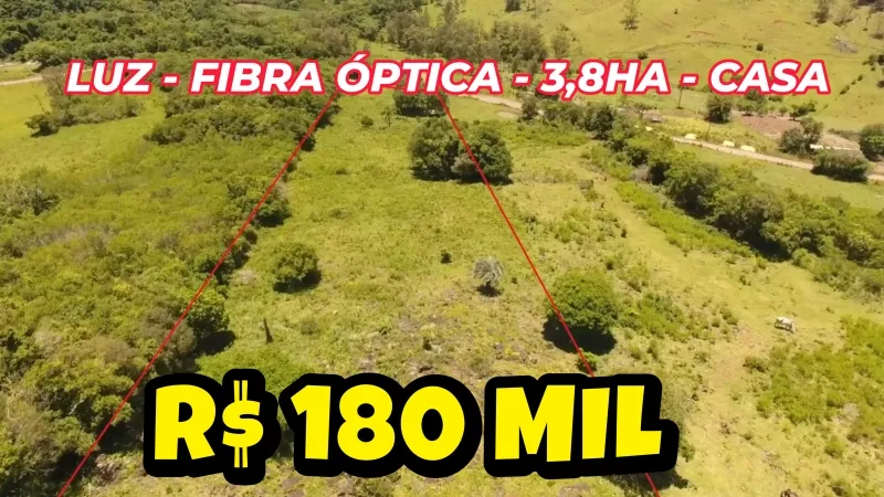 123608 CHÁCARA EM SANTO ANT DA PATRULHA 3,8HA ESCRITURADA COM CASA NOVA ...